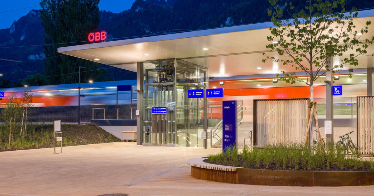 Bahnhof Altach: Um- und Neubauarbeiten abgeschlossen - i+R